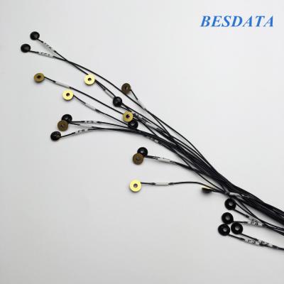 Cina elettroencefalogramma sostituibile AG di Digital/oro di Agcl ed elettrodi di elettroencefalogramma della tazza e cavi sinterizzati di elettroencefalogramma in vendita