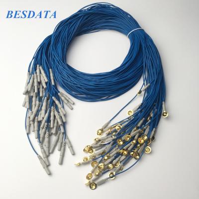 Cina Elettrodi portatili della tazza dell'oro di elettroencefalogramma per la macchina del monitoraggio di attività di cervello in vendita
