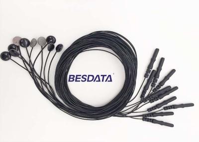 中国 焼結させた銀製の塩化銀のEEGによってワイヤーで縛られる電極のBiopotential EEGの皮の電極 販売のため