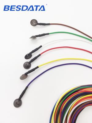 中国 EEGのケーブルによって焼結させる銀製の塩化銀の電極DIN 1.5のプラグ 販売のため