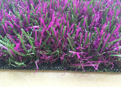 Cina colore riccio verde dei fiori di Avender del filato dell'ampio 40mm del sintetico di 1m rotolo dell'erba in vendita