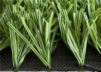 China 50mm  Synthetic Artificial Turf Grass For Sports Soccer Field Two Green PU Back for sale