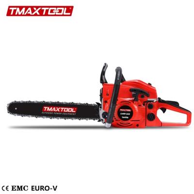China Chinese factory supply 2 stroke gasoline 1.7kw professional petrol 45cc 18 inch chainsaw for sale