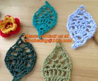 China 100pcs 5cm White Crochet Flower Lace Applique Embroidery Patch for DIY Garment Accessories for sale