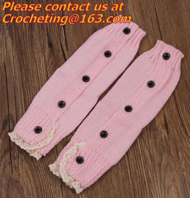 Chine Utilisation élevée de chaussettes de coton de genou de pied de Knit de crochet d'équilibre pour les réchauffeurs de jambe de femmes et la chaussette de botte à vendre