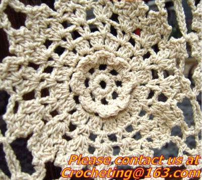 China Handmade cotton lace crochet table cloth table runner American Rural nostalgia sofa cloth for sale