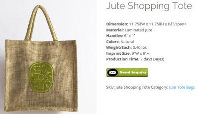 China Jute-Cotton Duffel Bags, Jute Slippers, Jute Conference Bags, Jute Packing Bags, Door Mats, Kraft Paper Bags, Non Woven for sale