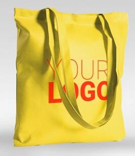 China OEM Production Recyclable Tote Bags Custom Logo Non Woven Bag Material for sale