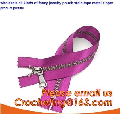 China Cheap garment zipper plastic double color zippers large roll custom resin zipper for sale