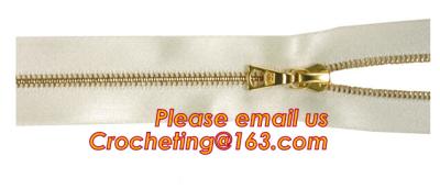 China Cheap garment zipper plastic double color zippers large roll custom resin zipper for sale