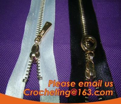 China Cheap garment zipper plastic double color zippers large roll custom resin zipper for sale