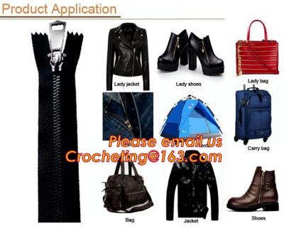 China Cheap garment zipper plastic double color zippers large roll custom resin zipper for sale