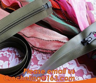 China colorful garment pants resin zipper, colorful garment #5 nylon zipper with metal slider for sale