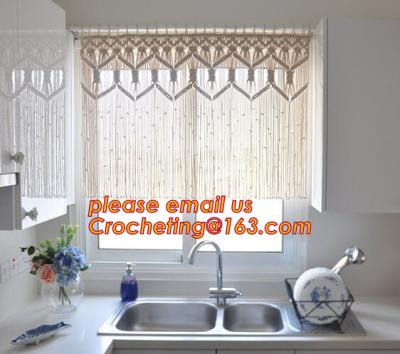 China MACRAME FOLDABLE SCREEN, MACRAME WALL HANGING, MACRAME WALL HANGING, MACRAME PLANT HOLDER for sale
