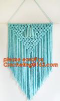 China MACRAME FOLDABLE SCREEN, MACRAME WALL HANGING, MACRAME WALL HANGING, MACRAME PLANT HOLDER for sale