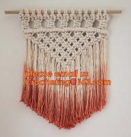 China MACRAME FOLDABLE SCREEN, MACRAME WALL HANGING, MACRAME WALL HANGING, MACRAME PLANT HOLDER for sale