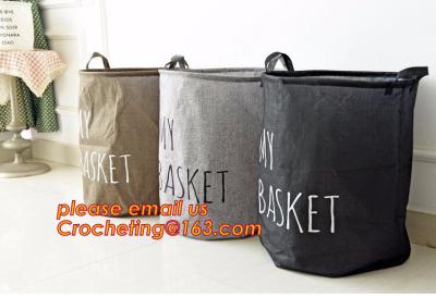 China canvas folding printed yellow laundry basket round folding eco-friendly round folding, laundry basket,canvas folding lau for sale