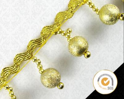 China Long beads Tassel Fringe, Wholesale beads Tassel Fringe, Tassel and Fringe for clothing, beaded tassels curtains, beadsc for sale