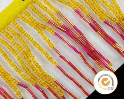 China Long beads Tassel Fringe, Wholesale beads Tassel Fringe, Tassel and Fringe for clothing, beaded tassels curtains, beadsc for sale
