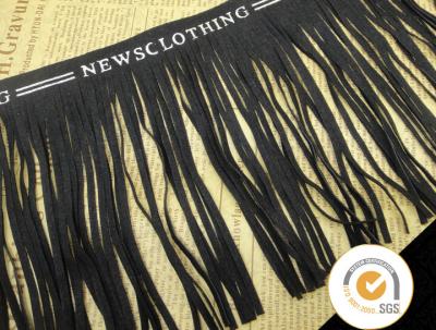 China customized leather tassel fringe for bag decoration , elegant fashion handmade bullion fringe for decoration for sale