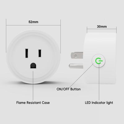 China Custom 5ghz Smart Socket Plug WiFi Supports Alexa And Google Control for sale