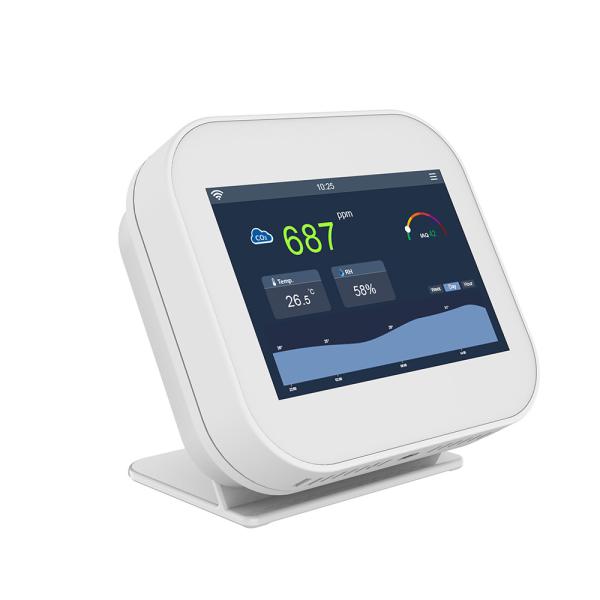 Quality Indoor WiFi Carbon Dioxide Co2 Air Quality Monitor Equipment ODM for sale