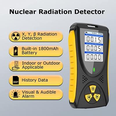 China Pollution Nuclear Radiation Sensor Portable Dosimeter Geiger Counter For Home Laboratory for sale
