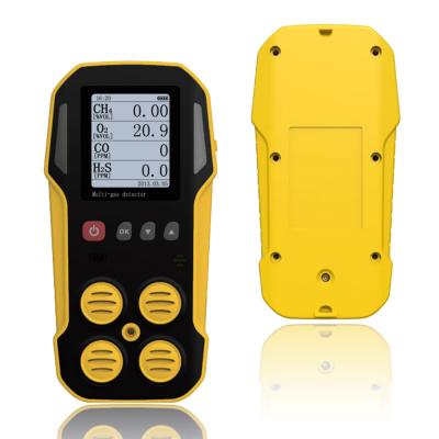 China Detector multi-gás de 4 em 1 CH4 CO H2S O2 Sensor multi-gás de alta precisão com configurações de alarme à venda