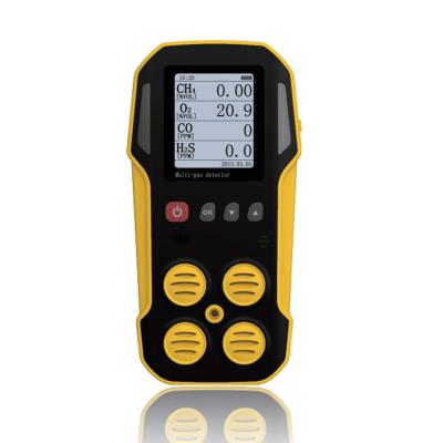 China Detector multigás 4 en 1 CH4 CO H2S O2 Detector multigás de alta precisión con ajustes de alarma en venta