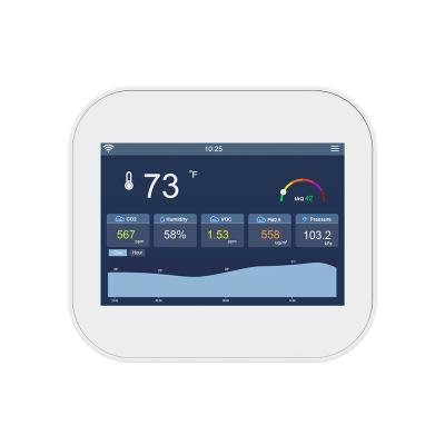 China Touchscreen Indoor Smart Air Quality Monitor Title Optimization: Highlight Tech & Scene Relevance：CH60 for sale