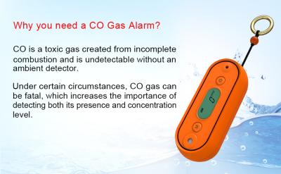 China Waterproof Marine Carbon Monoxide (CO) Detector Alarm | 12V DC, 100dB Audible & LED Alert, UL 2034 Certified | Portable CO Alarm with Electrochemical Sensor & Customizable Threshold for Boat/RV for sale