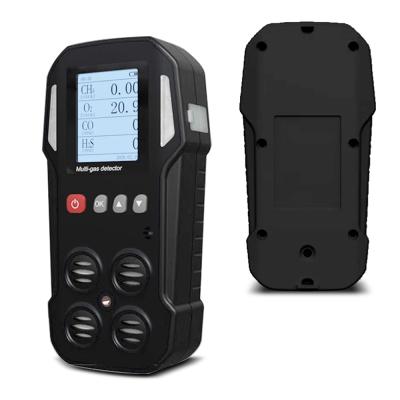 China Industrial 4-Gas Detector for Confined Spaces: CH4/CO/H2S/O2 High-Accuracy Sensor with Visual Alarm for sale