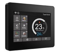 China 230V WiFi Smart Thermostat TFT Capacitive Touchscreen Temperature Controller for Heating & Cooling for sale