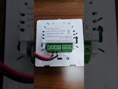 LCD デジタル スマート WiFi ターモスタット 双子ゾーン 病院 学校 110V