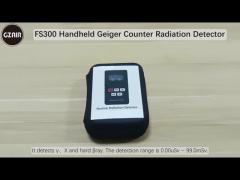 30kev Geiger Radiatiemeter Monitor voor nucleaire fallout op de weg bescherming