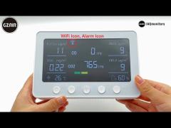 Mobile Sync Smart Air Quality Monitor Carbon Dioxide Pollen IAQ Monitoring Devices