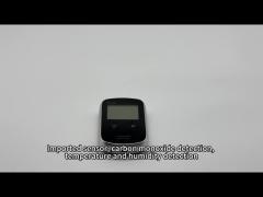 スマート 200ppm CO ポータブル 炭素一酸化物アラーム検出器 デジタルディスプレイ