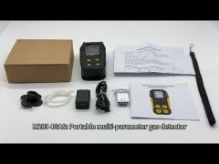 Infrarood elektrochemische 4 gassen multi-gas tester detector voor brandweer