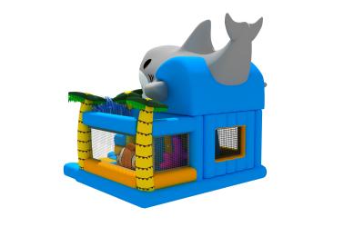 China Inflatable Combos Commercial Grade Inflatable Shark Bouncer Jumping Castle Inflatable Combo Bouncer for sale