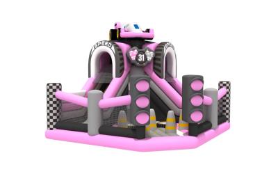 중국 자주빛 하락과 Pvc 방수 시트 부풀게할 수 있는 환락 도시 미친 레이싱 판매용