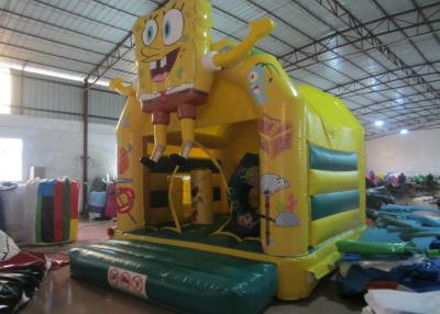 China Cute spongebob inflatable combo /  inflatable bouncer house /  2 in 1 inflatable combo for sale