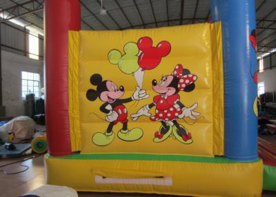 China Small size inflatable mickey jumping house PVC inflatable Kindergarten bouncer mini size inflatable bouncy for sale