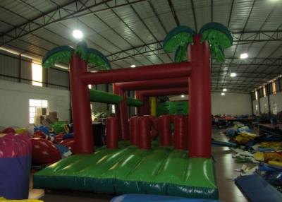 Cina Long Monkey Theme Percorso ad ostacoli gonfiabile gigante 0,55 mm PVC 17 x 4 x 5 m in vendita