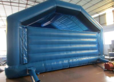Cina Casa di rimbalzo gonfiabile blu per bambini di grado commerciale 7,9 x 7,1 m sicura non tossica in vendita