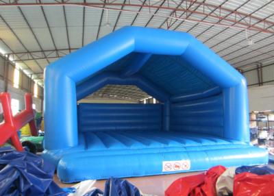 Cina Casa di rimbalzo gonfiabile blu per bambini di grado commerciale 7,9 x 7,1 m sicura non tossica in vendita