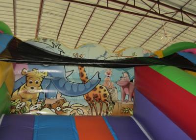 Cina Scorrevole standard gonfiabile dello scorrevole dell'arco della giraffa degli animali del parco asciutto standard gonfiabile dello zoo per i bambini in vendita