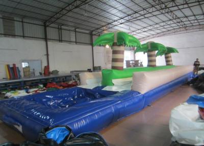 China Palm trees slope inflatable water slide 2017 China inflatable water slide with pool for sale