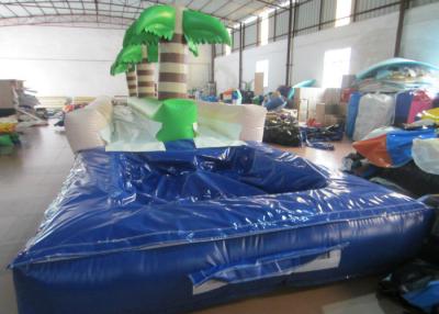 China Palm trees slope inflatable water slide 2017 China inflatable water slide with pool for sale