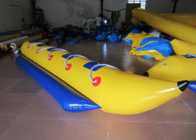 Cina La gente gonfiabile sigillata dei sedili della banana 4 del galleggiante di volo dei giochi dell'acqua mette a sedere il materiale del PVC in vendita