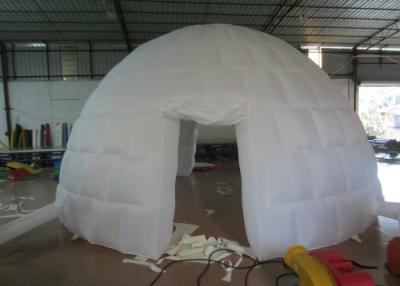 China White Round Inflatable Air Tent , Party  Blow Up Tents Large Dia5.48 X 3.66m for sale